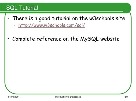 Ppt F27db Introduction To Database Systems Lecture 2 Using Relational Databases Powerpoint