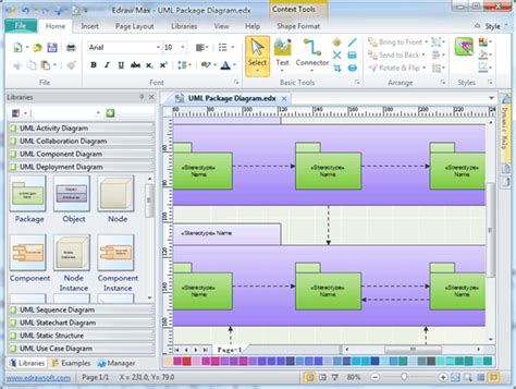 Uml Package Diagram Free Examples And Software Download