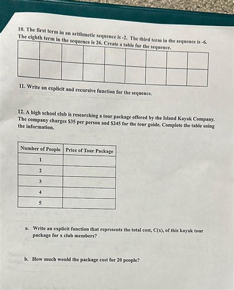 Answered 10 The First Term In An Arithmetic Sequence Is 2 The Third Kunduz