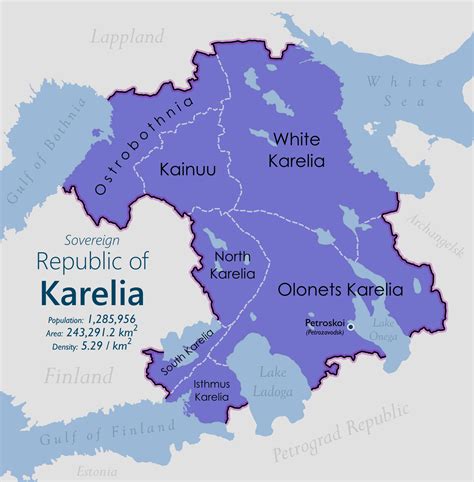 Republic Of Karelia Imaginarymaps