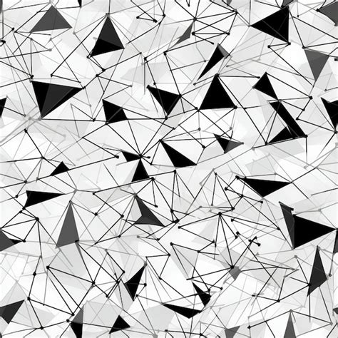 Premium Photo Intriguing Monochromatic Geometric Seamless Pattern With Intersecting Lines And
