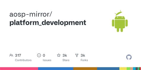 Github Aosp Mirror Platform Development