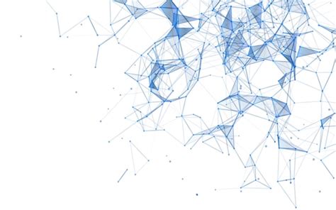 Premium Photo Abstract Composition With Connecting Dots And Lines And