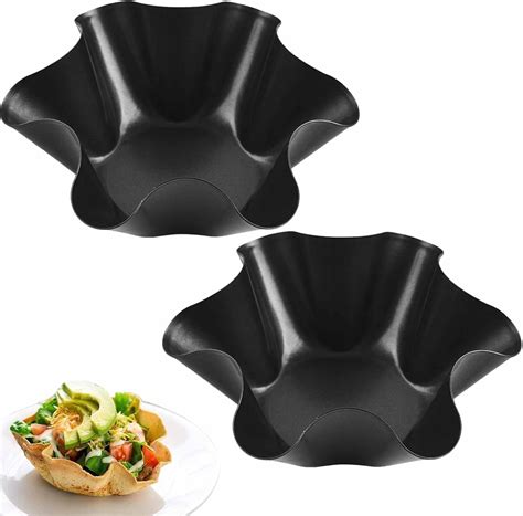 2025 New Petal Shape Carbon Steel Baking Bowl Taco Bowl Shell Maker