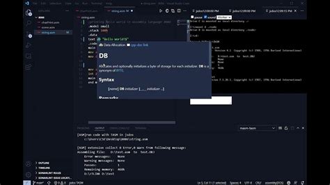 Displaying Hello World In Assembly Language 8086 Microprocessor Program To Display String