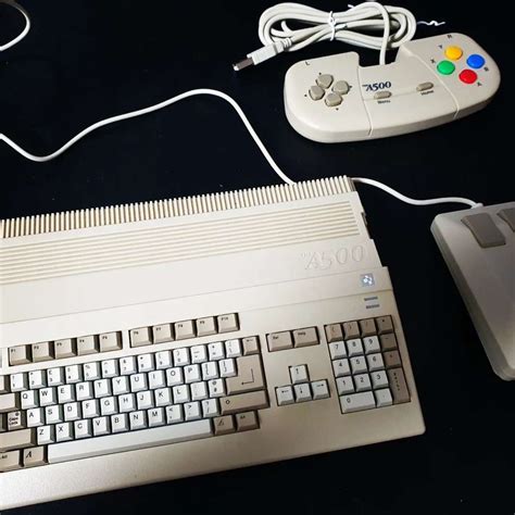 아미가 게임을 담은 미니어처 컴퓨터 게임기 A500 Mini 개봉기 자그니 블로그