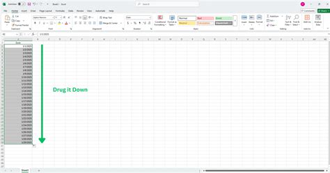 How To Auto Fill Dates In Excel Days Months Years