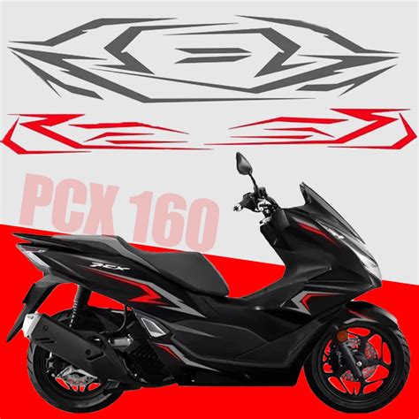 신제품 오토바이 반사 스티커 데칼 액세서리 세트 Pcx160 혼다 Pcx 160 2021 2022 용 Aliexpress