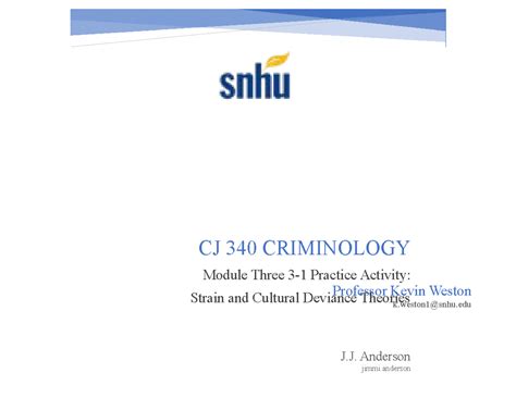 Cj 340 Module Three Practice Activity Jj Anderson J Anderson