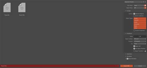 I Seem To Be Having Trouble Exporting To Fbx The A Common Fix Isnt Working Modeling