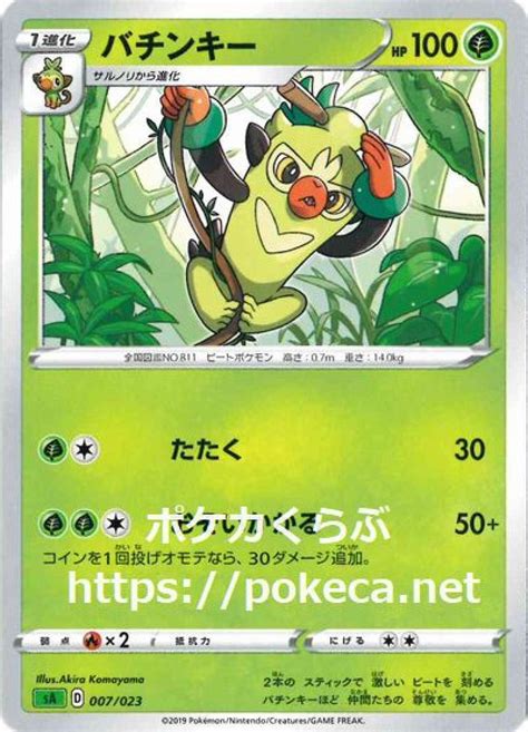 バチンキーポケモンカードsシリーズ スターターセットv
