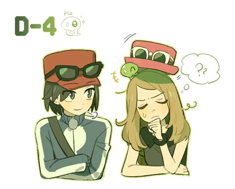 Serena Calem Zygarde And Zygarde Core Pokemon And 1 More Drawn By 1brad Danbooru