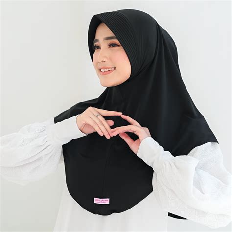 Jual Bella Alisha Jilbab Instan Jersey Ceisya Size S Shopee Indonesia