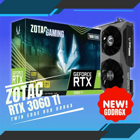 Zotac Geforce Rtx 3060 Ti Twin Edge 8gb Ddr6x 256 Bit Quadra Computer