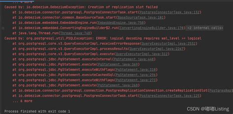 Flinkcdc Postgre报错解决error Could Not Access File Decoderbufs No Suc