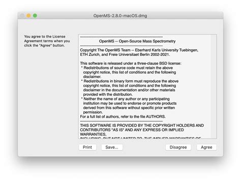 Installation On MacOS OpenMS 2 8 0 Documentation
