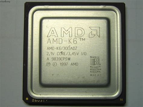 Amd K6 300 Amd Amd K6300adz Gold 26031 N