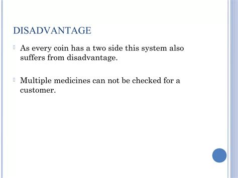 medical store management system ppt