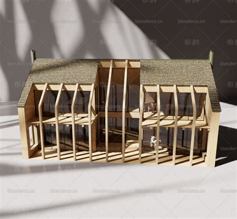 Blender房子模型28 Blender布的