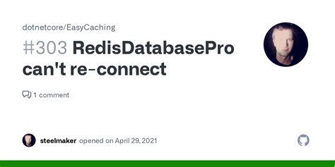 redisdatabaseprovider can t re connect · issue 303 · dotnetcore