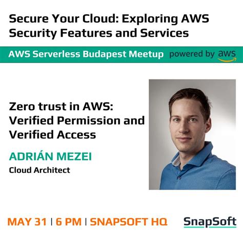 Snapsoft On Linkedin Aws Awsserverlessbudapest Security Snapsoft