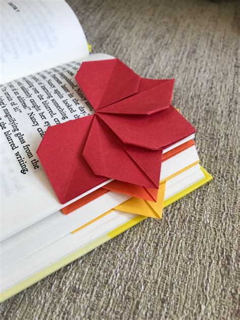 How To Make Origami Flower Corner Bookmark Rose Bookmark · How To