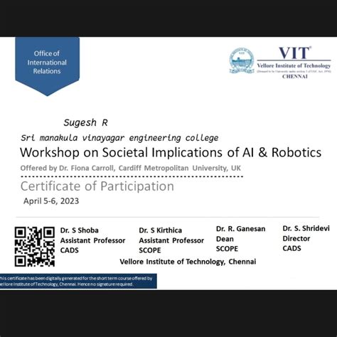 Sugesh Rajendiran On Linkedin Here I Am Delighted To Know You That I