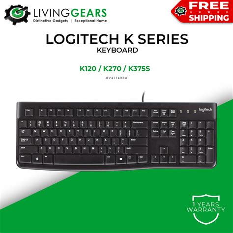 Logitech K120 K270 K375s Usb Wired Wireless Bluetooth Keyboard Shopee Singapore