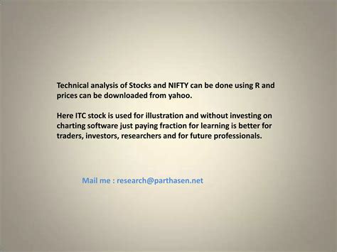 technical analysis using r ppt