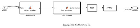 Track Marker Using Simulink Images MATLAB Simulink