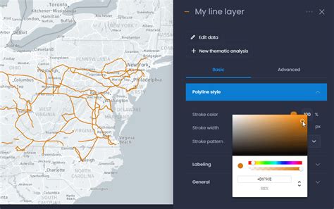 How To Change The Styles Of Polyline Layers