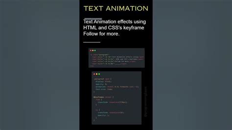 Text Animation Using Css Youtube