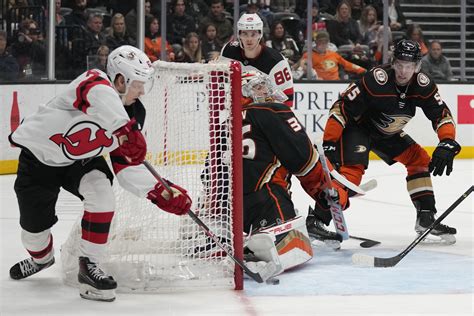 Jack Hughes And Jesper Bratts Propel Devils Past Ducks