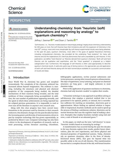 pdf understanding chemistry from “heuristic soft explanations and