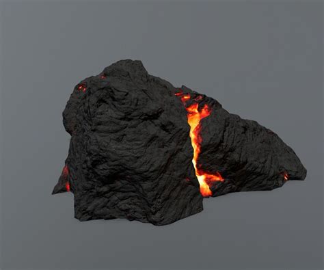 Artstation Lava Stairs Game Assets