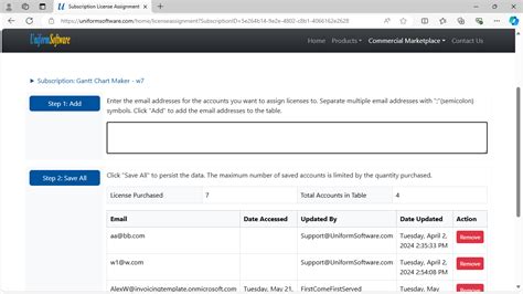 Manage Subscriptions And Assign Licenses Uniform Software