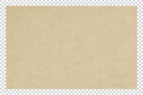 Текстура коричневой бумаги Psd на прозрачном фоне Премиум Psd