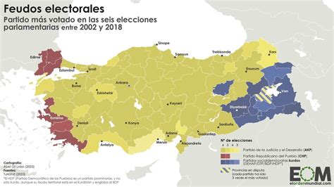 Ocho Mapas Para Entender Las Elecciones En Turquía Mapas De El Orden