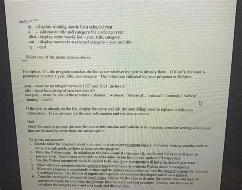 Solved I Need A Code In Python Please Basically I Will