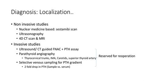 Management Of Primary Hyperparathyroidism Pptx