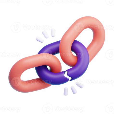 Link Error 3d Icon Illustration 54300028 Png