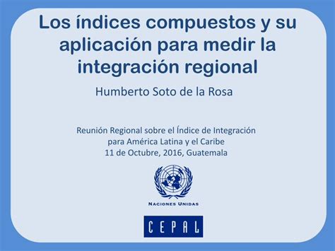 Pdf Los índices Compuestos Y Su Aplicación Para Medir La