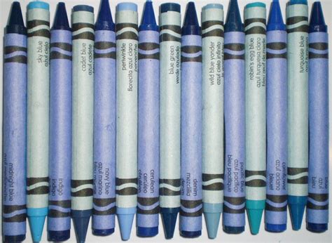 Blue Crayola Crayon Colors