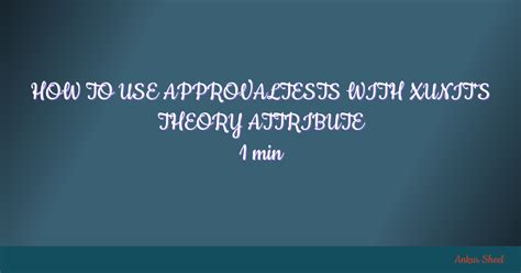How To Use Approvaltests With Xunits Theory Attribute
