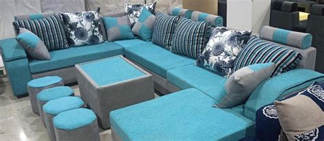 Wooden Home Blue And Gray Classic Sofa Set At Best Price In Alipur Duar Id 24374991448