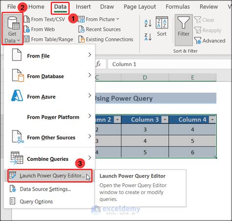 How To Create All Combinations Of 4 Columns In Excel 2 Ways