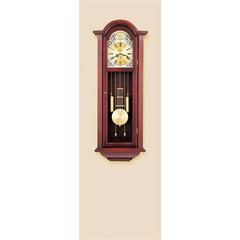 Bulova 385 In X 15 In Pendulum Wall Chime Clock C3381 The Home Depot