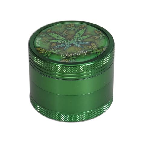 Black Leaf Grinder 4 Part Leaffly Green Black Leaf