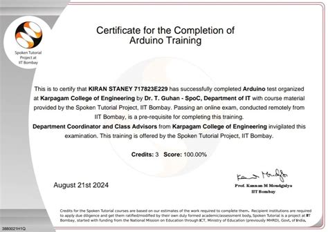 Kiran S On Linkedin Arduino Embeddedsystems Iitbombay Professionaldevelopment