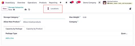 Storage Categories In Odoo 17 Inventory Odoo V17 Enterprise Edition Book